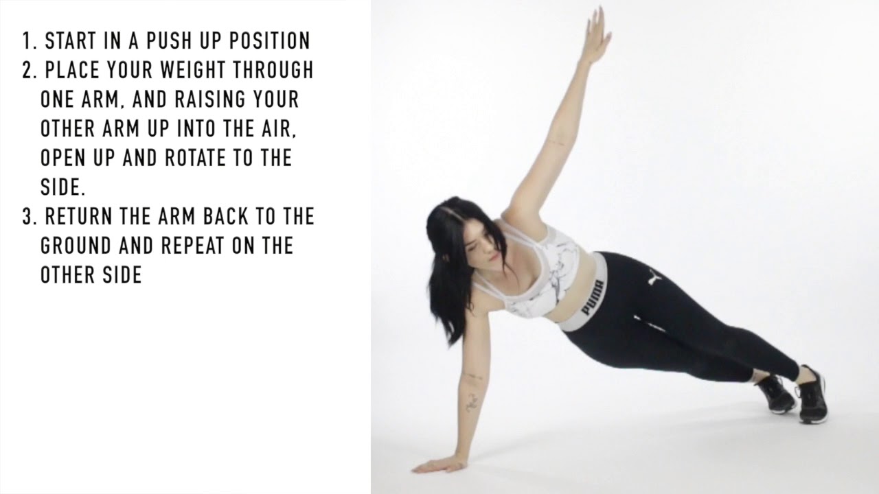 How To Do a Plank Windmill - YouTube