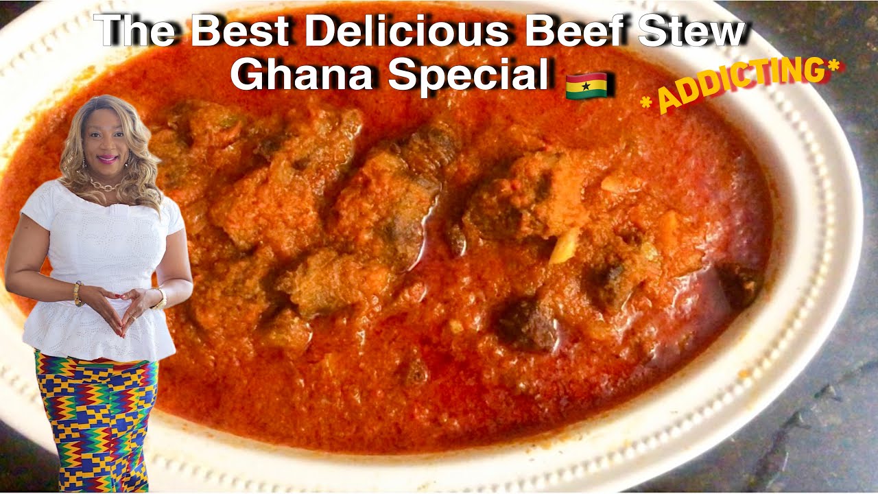 Ghana Beef stew - YouTube