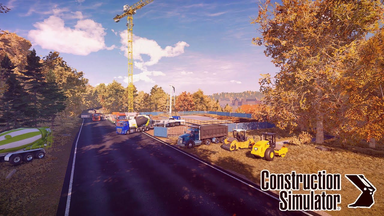 Construction Simulator (map EUROPA) строим, поднимаем рейтинг - YouTube