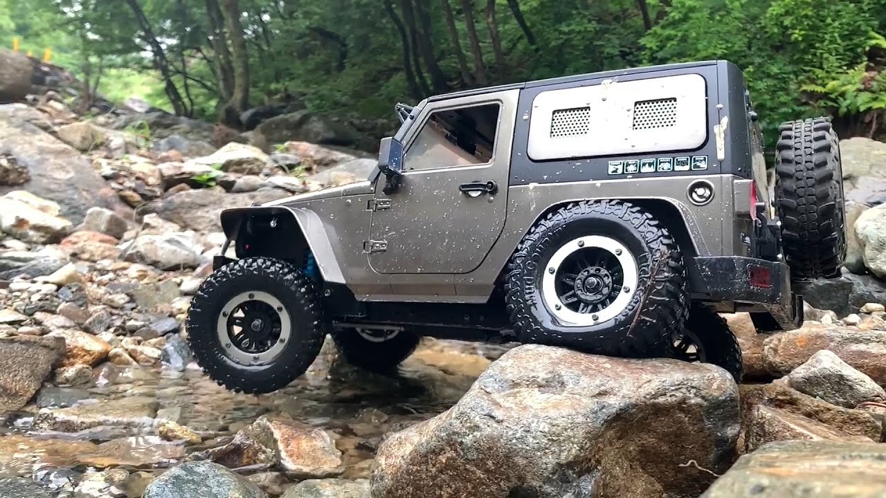 1/10 Scale RC : Jeep Wrangler Rubicon JK Valley Adventure #13. - YouTube