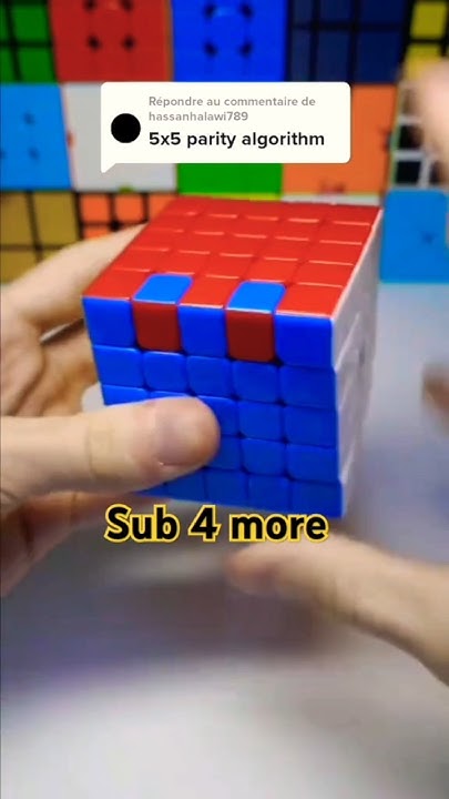 5x5 Rubik's Cube Parity Algorithm 🔥#rubikscube #shorts - YouTube