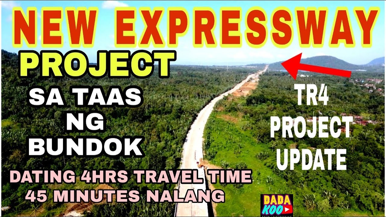 13.1 BILLION PESOS TR4 PROJECT! EXPRESSWAY SA BUNDOK! ALAMINOS-SAN ...