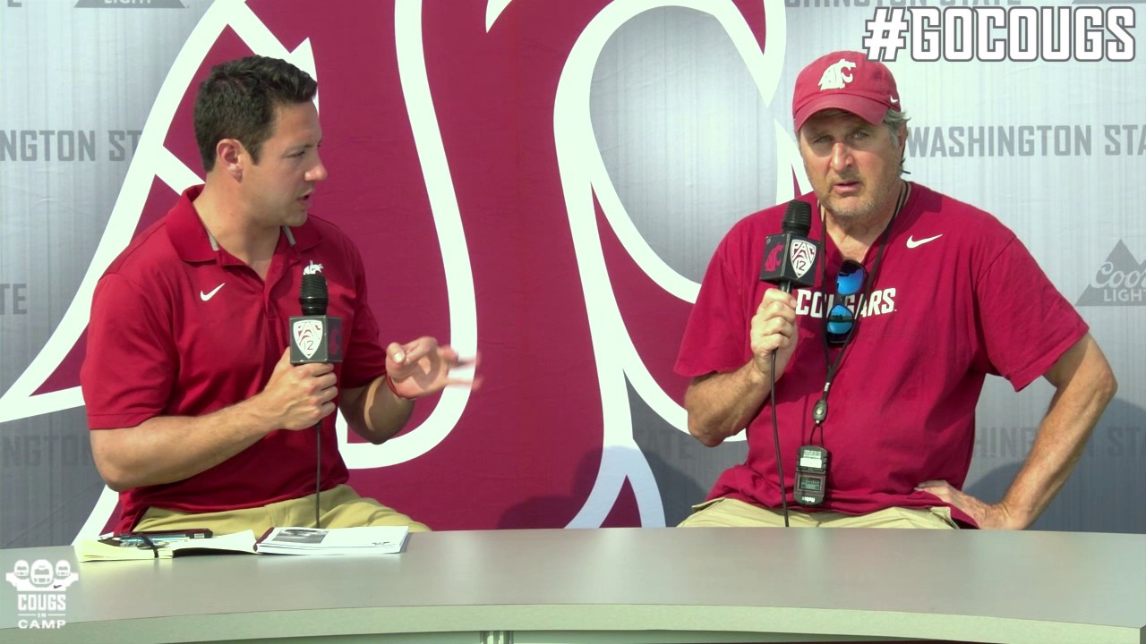 Mike Leach after practice Aug. 7 - YouTube