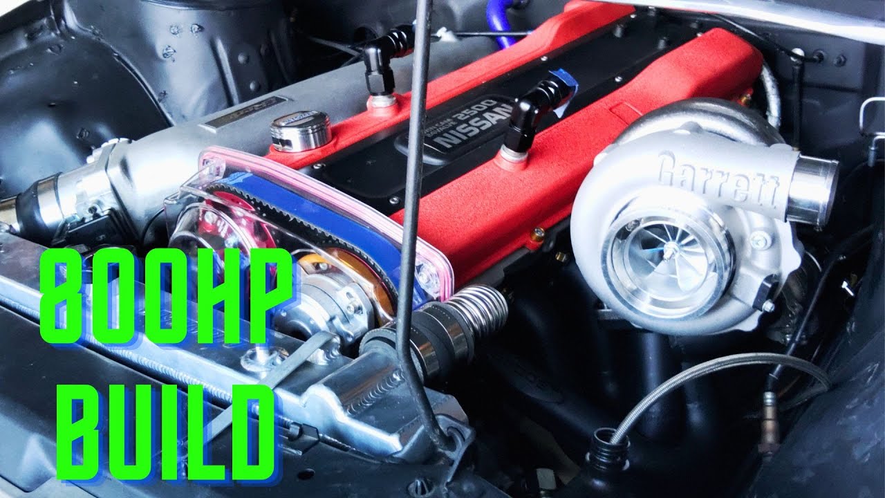800HP RB25 240SX Build! Time-lapse - YouTube