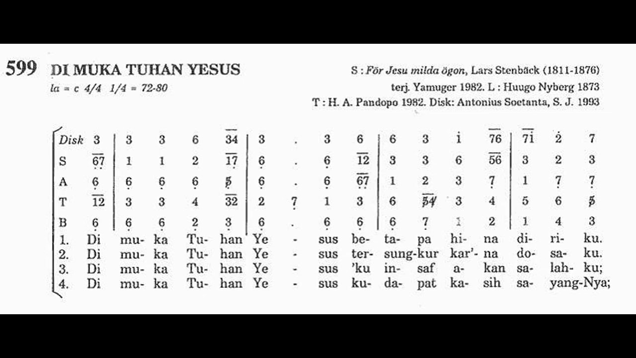 PS 599 Di Muka Tuhan Yesus (Koor Lansia Paroki Cideng) - YouTube