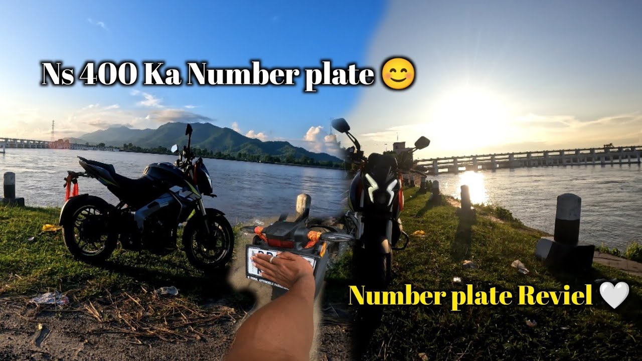 finally NS 400 ka Number plate Aagya 😊 | number plate lene Jaa Raha hu ...