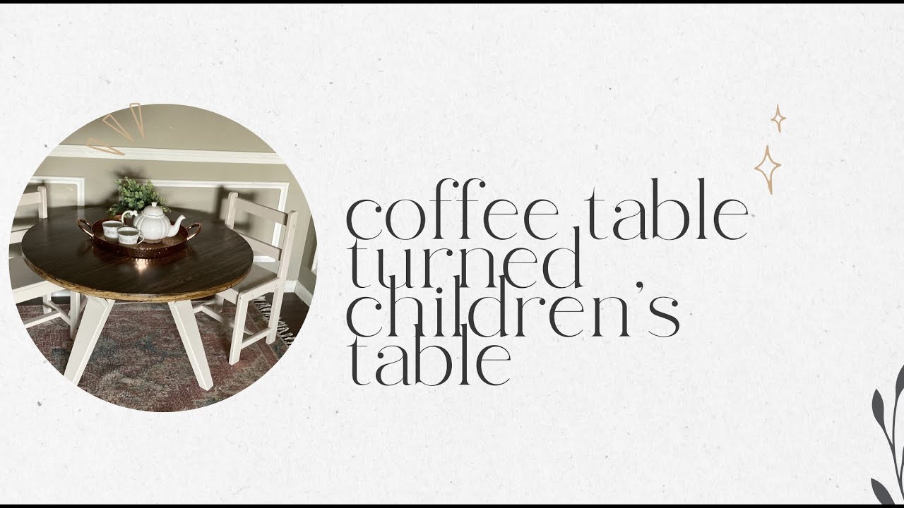 Faux Wood Children’s Table | Flipping Furniture: Trash to Treasure ...