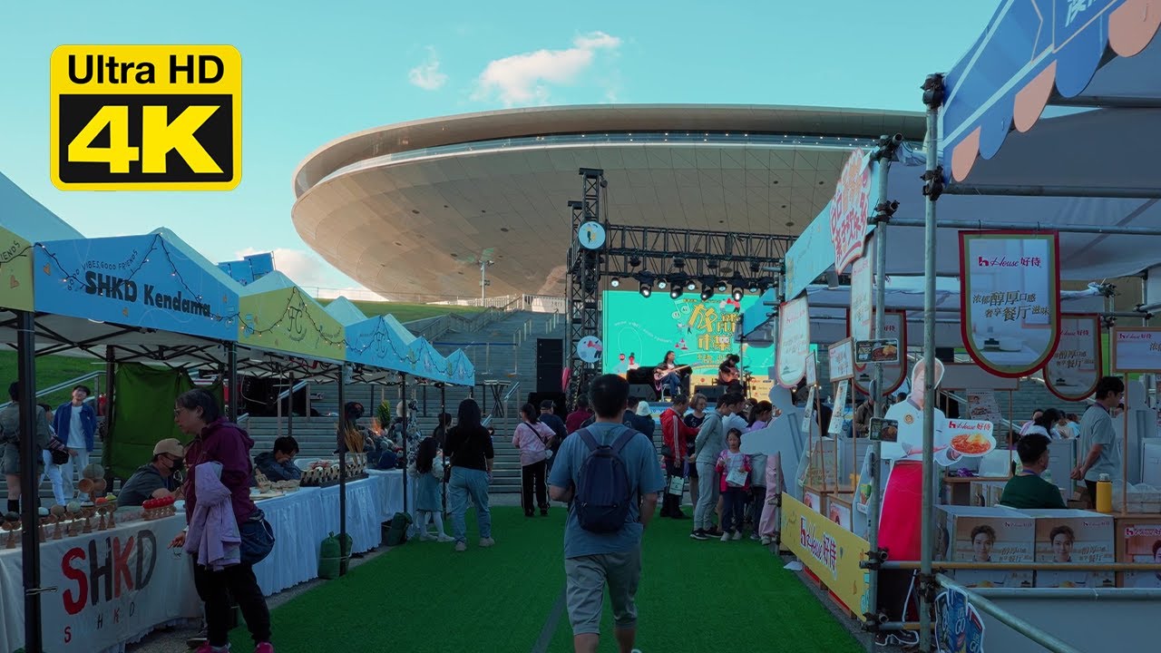 【Shanghai walk 4K】A walk from the Expo site to the Mercedes benz arena ...
