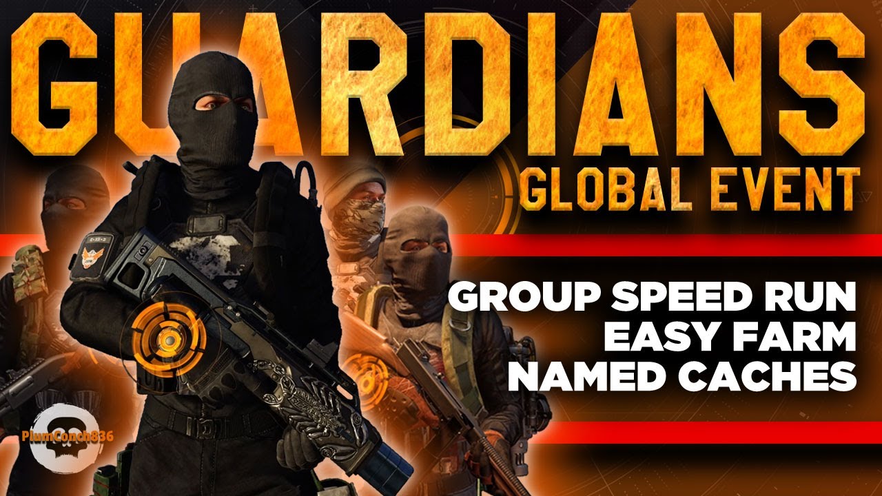 7min SPEED RUN GUARDIANS GLOBAL EVENT! - FASTEST FARM for NAMED CACHES ...
