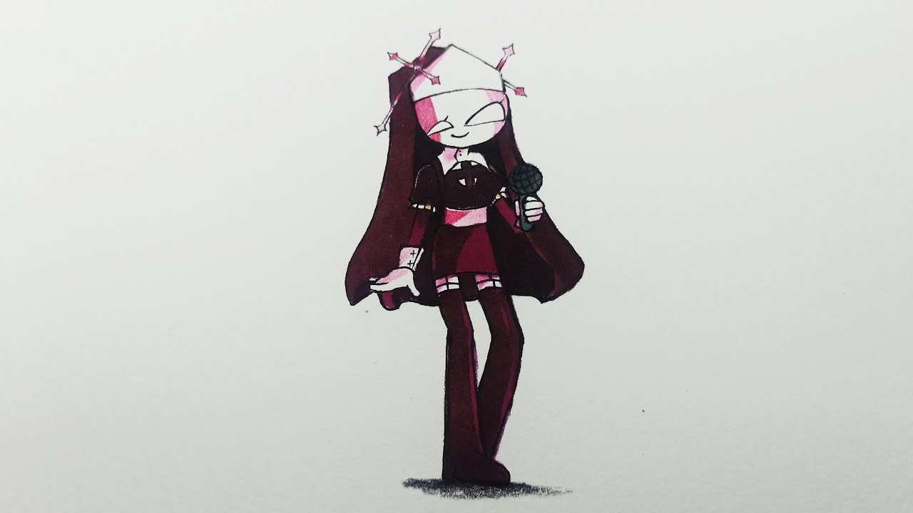 Friday Night Funkin' Sarvente, Drawing Sarvente, Vẽ Sarvante Fnf - YouTube