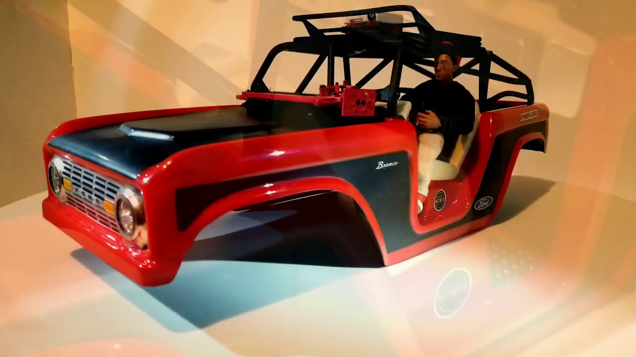 Proline 1966 bronco body with proline cage and rack also custom painted ...