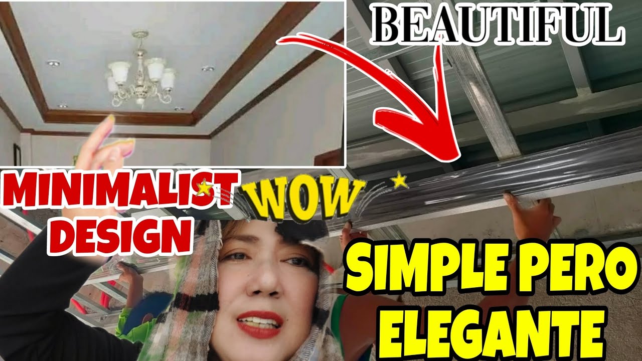 SIMPLE PERO ELEGANTENG DESIGN NG KISAME NG AMING DREAM HOUSE - YouTube