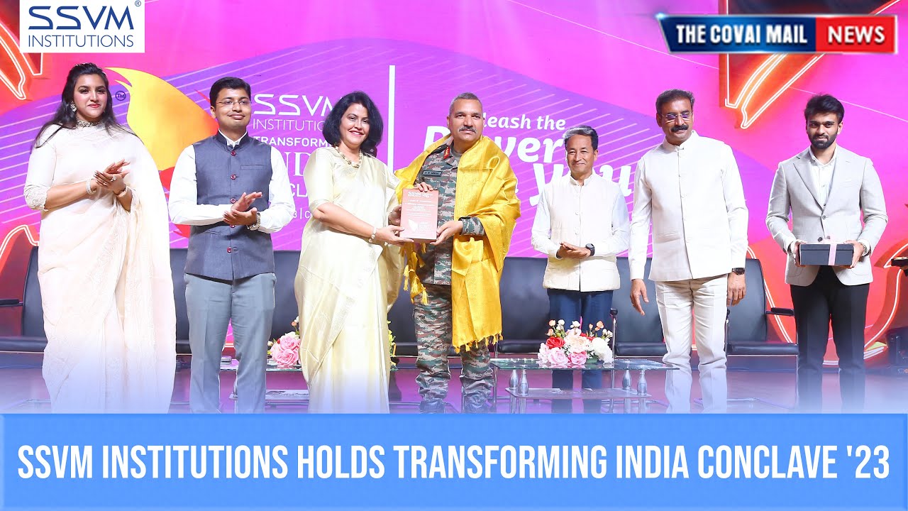 SSVM Institutions holds Transforming India Conclave '23 - YouTube