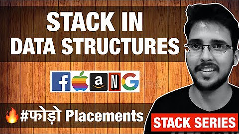 Stack & Queue Data Structure & Algorithms Full Course In Hindi - YouTube