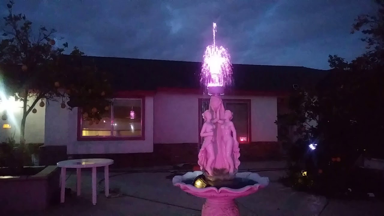 My color changing fountain! - YouTube