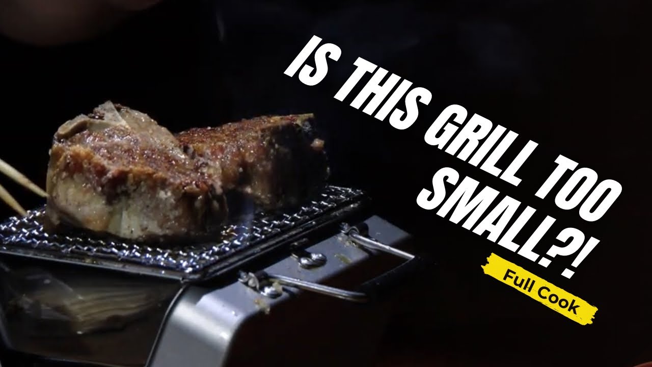 Cooking Lamb on the Tiniest Grill | With Full Prep and Cook - YouTube