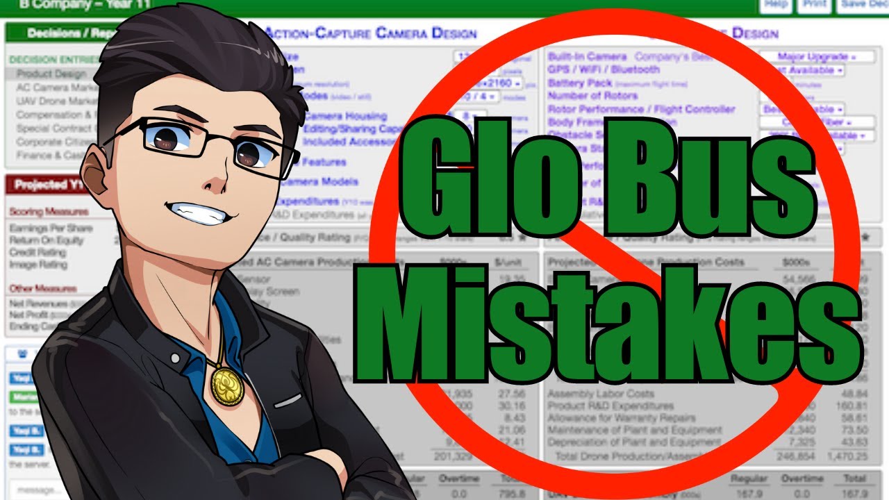 Top 5 Common Mistakes in Glo-Bus: How to Avoid Pitfalls and Win the Business Simulation Game ...