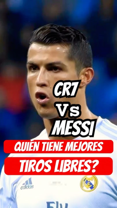 CR7 Vs MESSI🔥 Quién Tiene Los Mejores Tiros Libres??🤯 #shorts #youtubeshorts - YouTube