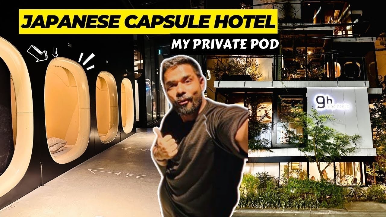 My Private POD in Japanese style Capsule hotel in Japan || Tokyo ...