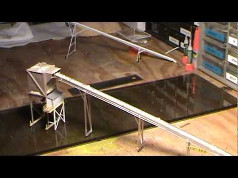 Chip Storage and Conveyer N scale Scratch Built 001 - YouTube