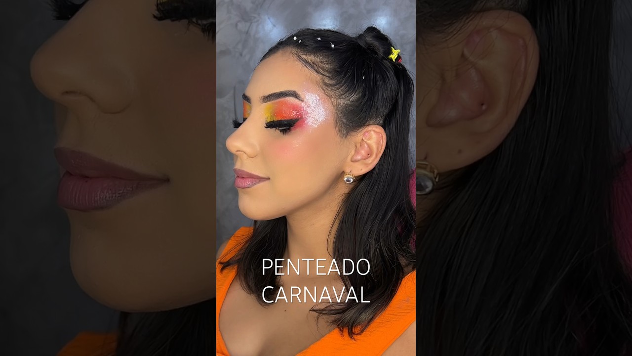 Tutorial Carnaval 🎉 #carnaval #maquiagemcarnaval - YouTube