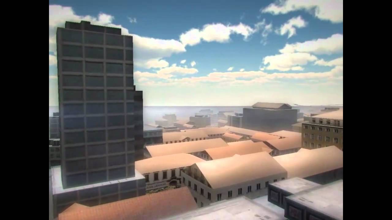 Huge city real time fly over made with Unity 3D - YouTube
