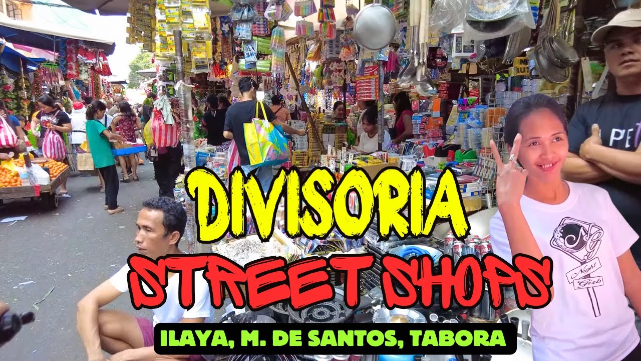 [4K] DIVISORIA STREET SHOPS - MURANG PANINDA SA ILAYA, M. DE SANTOS AT ...