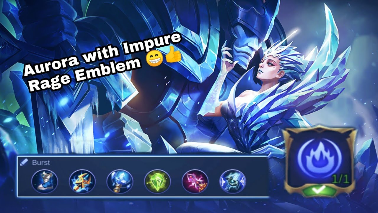 Aurora With Impure Rage Emblem Set - YouTube