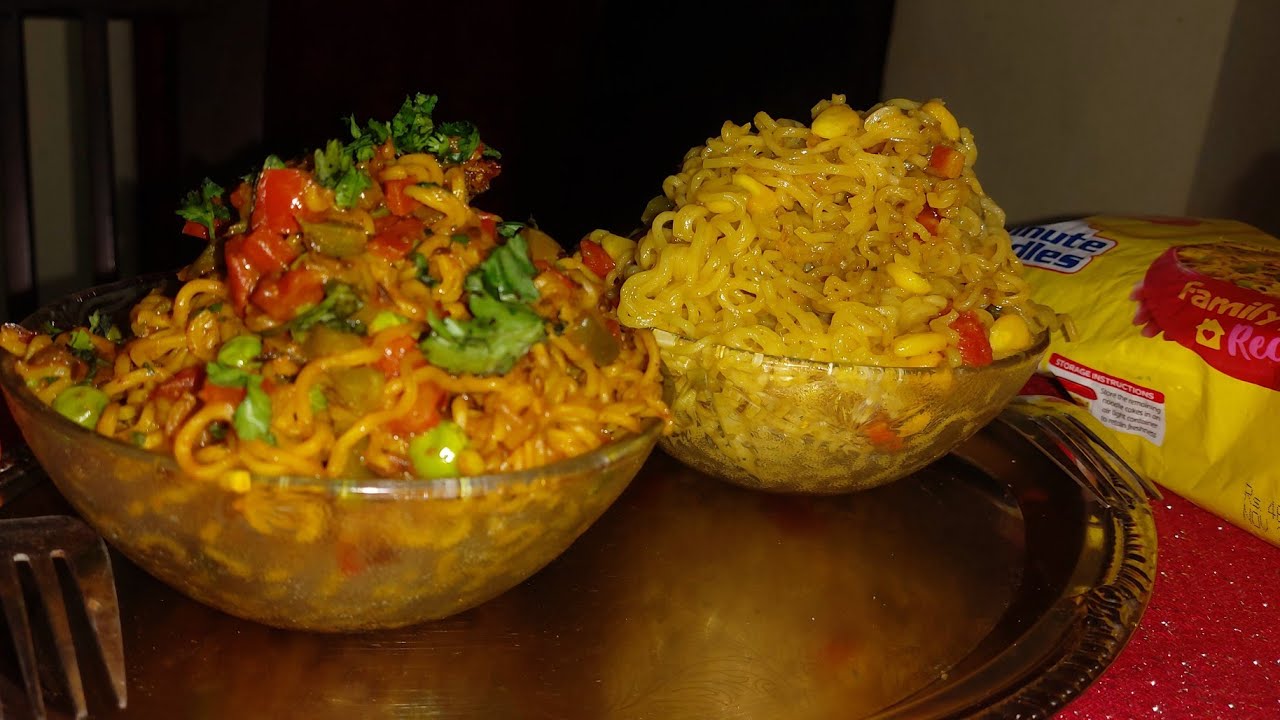2 Types of Maggi 🍜| Cheesy Maggi | Vegetable Maggi - YouTube