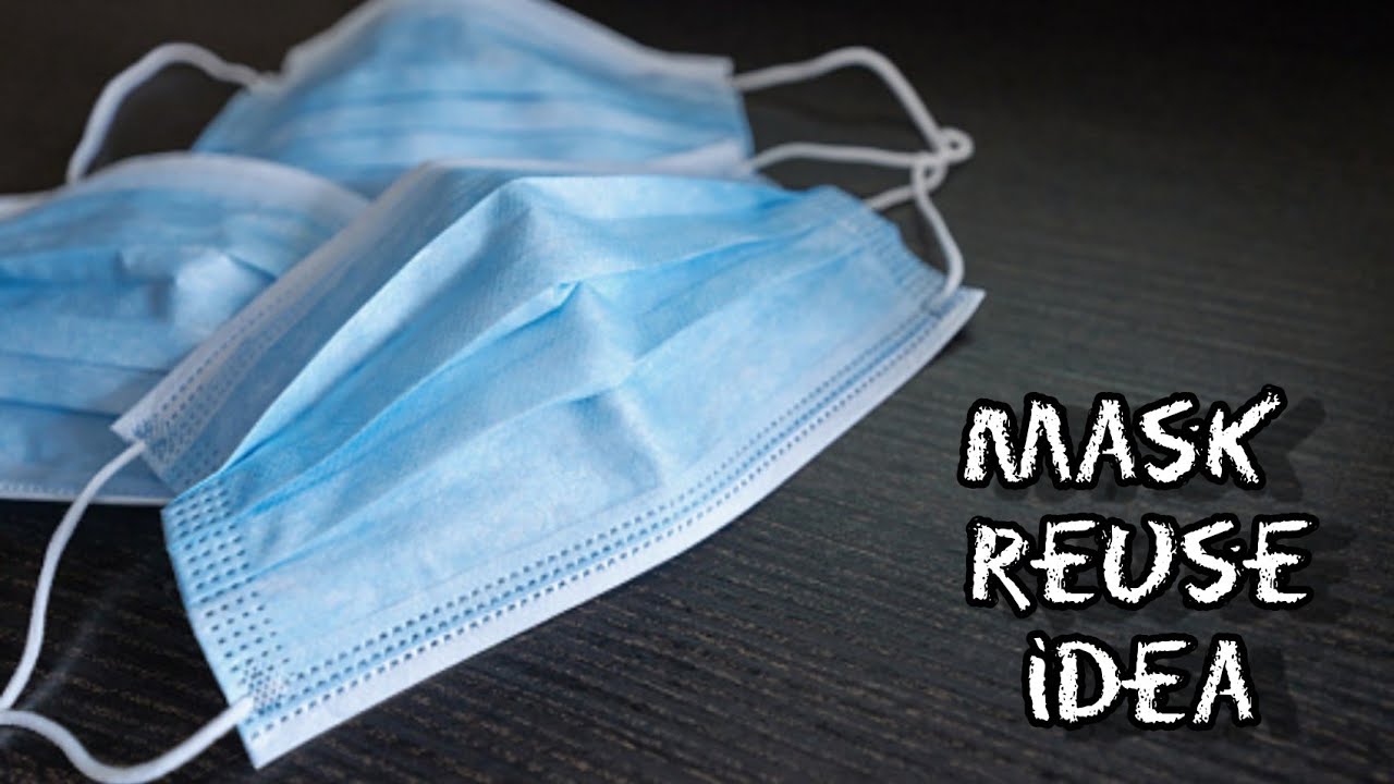 mask art and craft ideas/mask reuse idea/best out of waste craft - YouTube