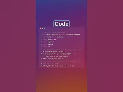 check OMR sheet using python #like #code #programmer #javascript #html# ...