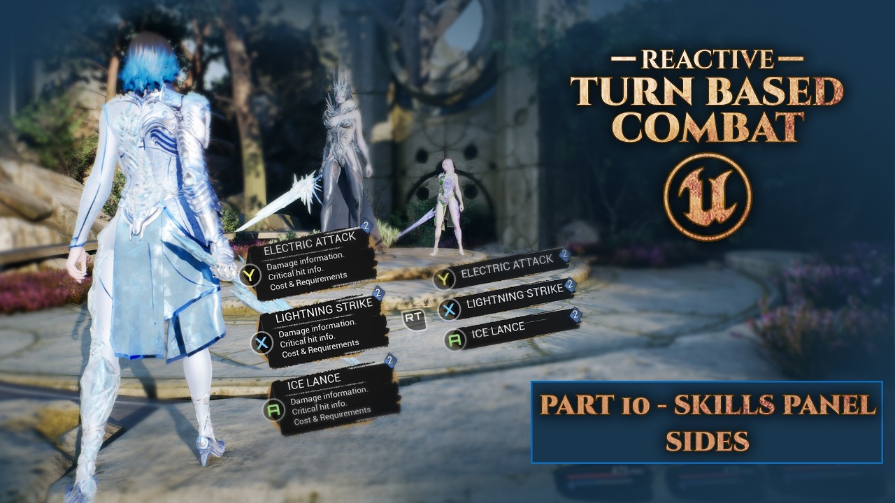 Unreal Engine Reactive Turn Based Combat Tutorial Series #10 - Skills ...