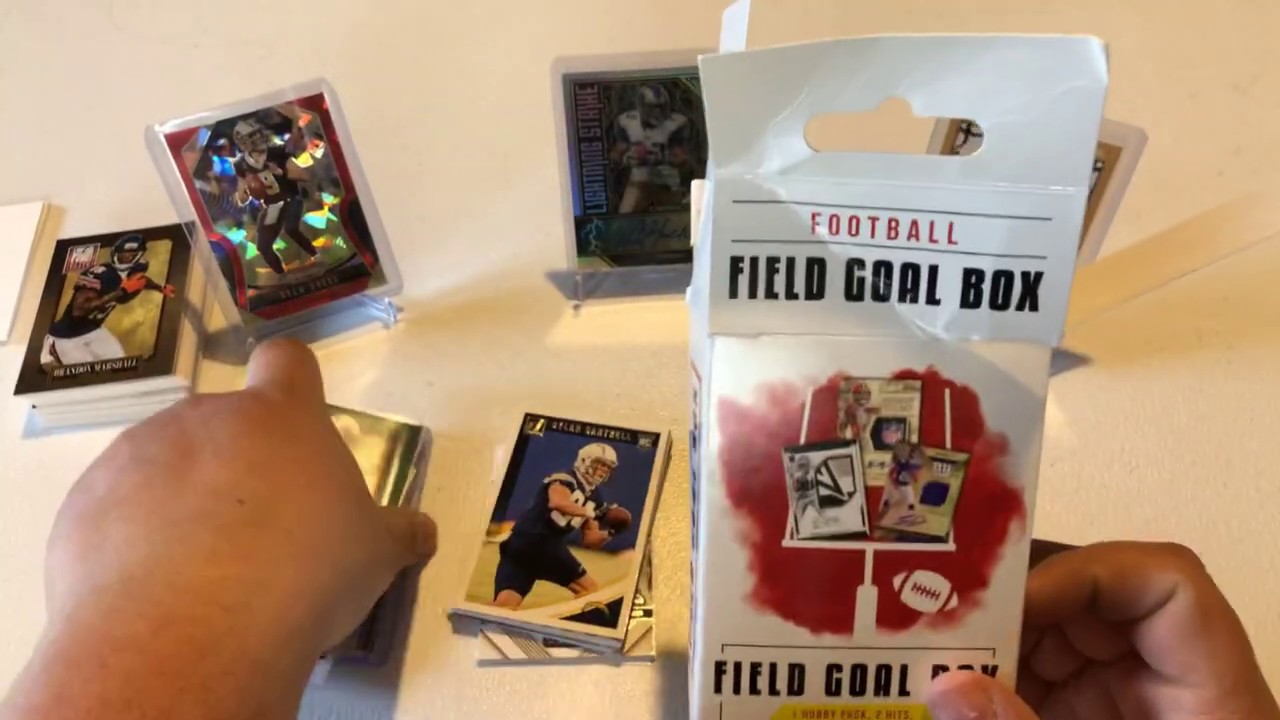 Target Repacks Football Field Goal Box 1 Hobby Pack, 2 Hits, 4 Total ...