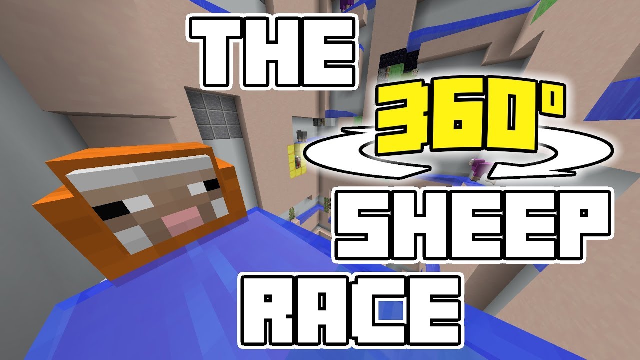 The 360° Sheep Race (VR Minecraft Marble Race) - YouTube