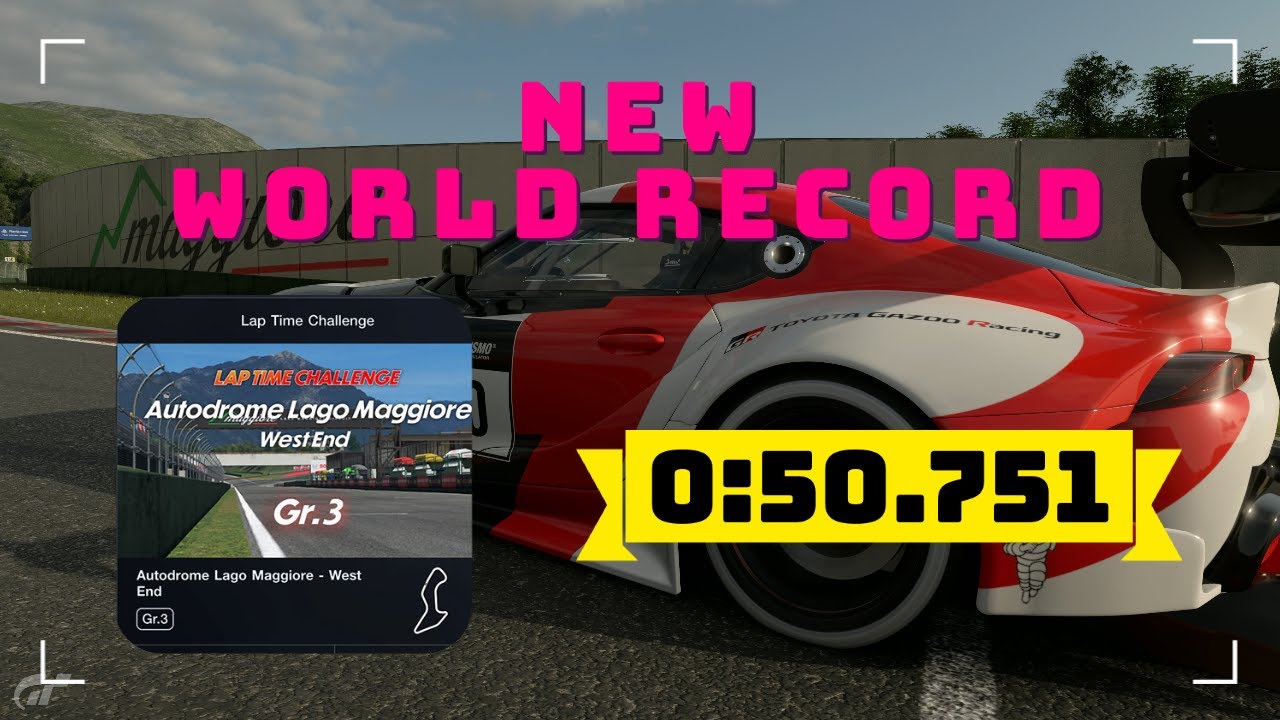 GT7 / Time Trial / 🥇 WORLD RECORD 🏆 / Autodrome Lago Maggiore / GR ...