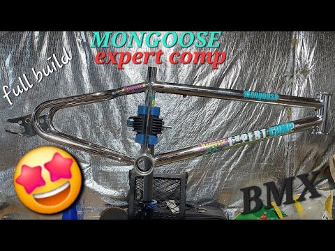 1989 Mongoose expert comp bike build, time laps. - YouTube