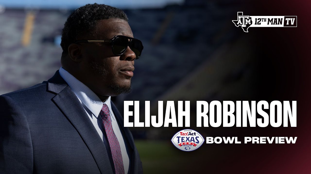 Texas Bowl Preview: Elijah Robinson - YouTube