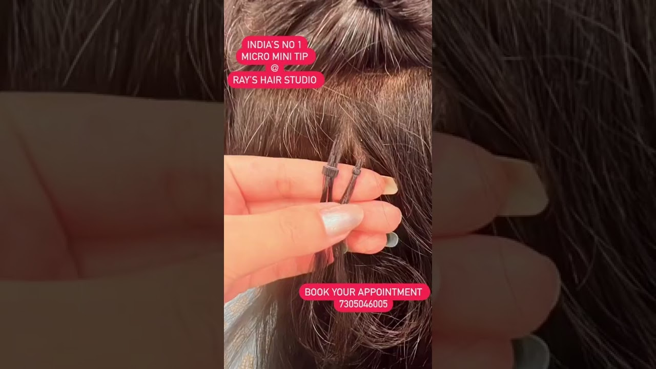 Happy to introduce first time in india micro mini tip hair extensions ...