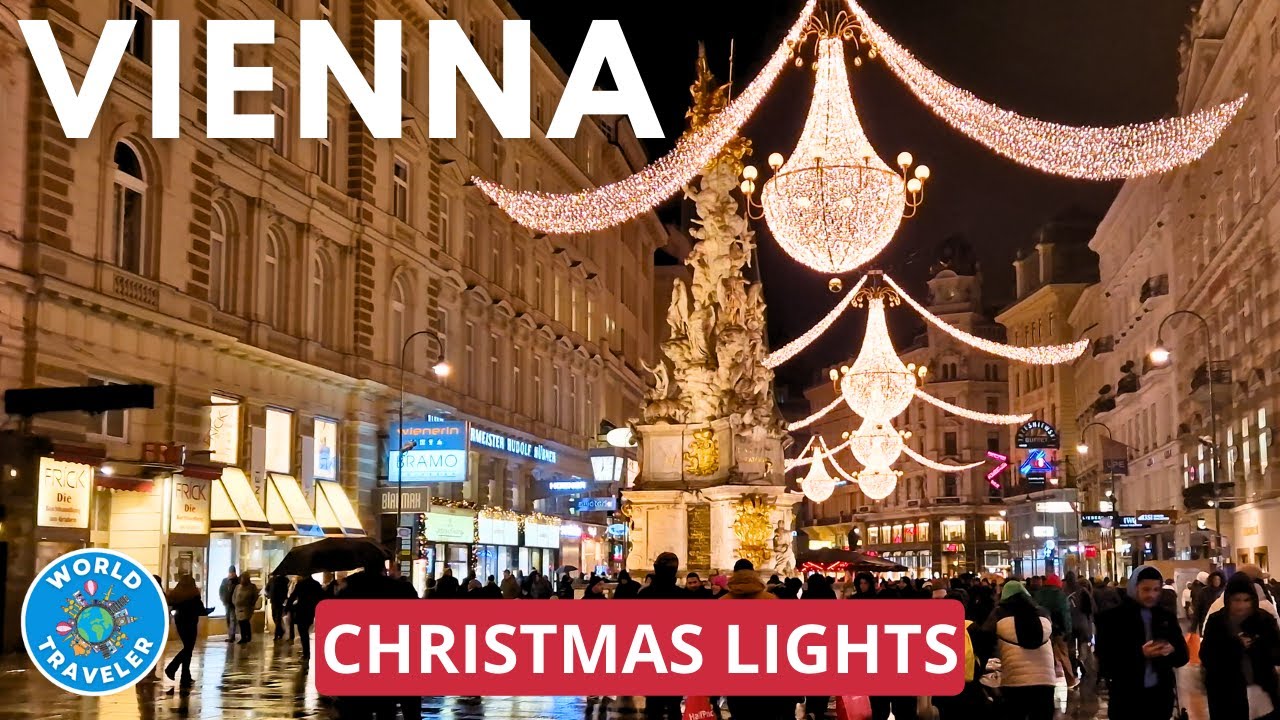 Vienna Christmas Lights 2023 - 4K Walking Tour - YouTube