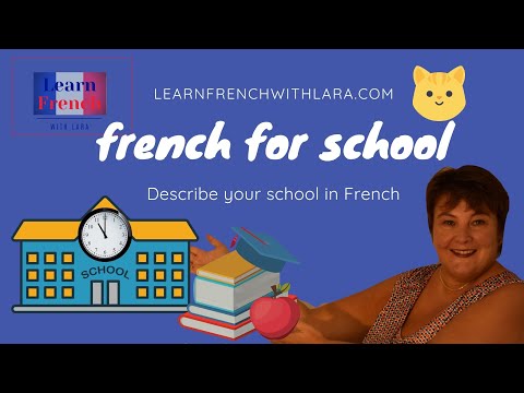 Describing your School Day/ Learn French / Y7 Class - YouTube