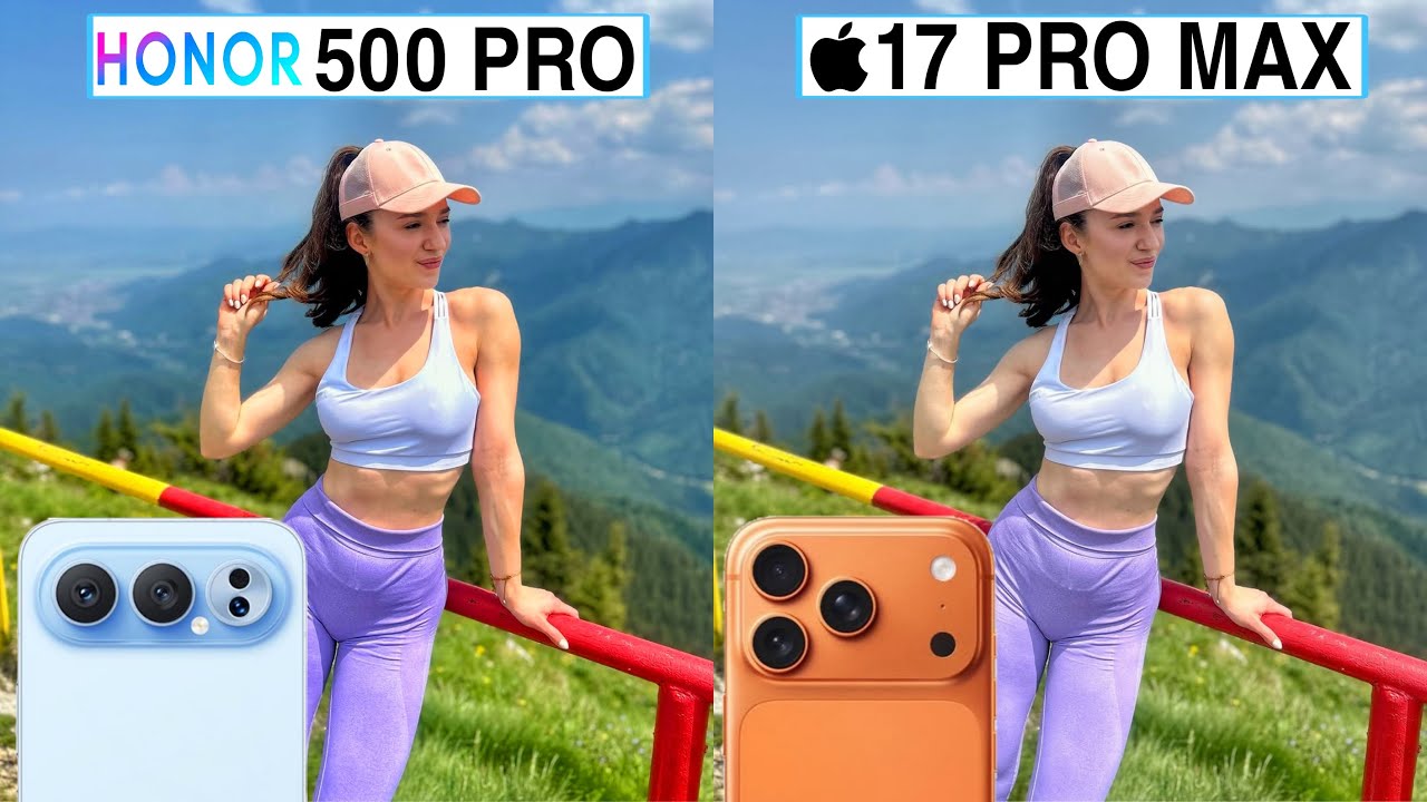 Honor 500 Pro Vs iPhone 17 Pro Max Camera Test Comparison - YouTube