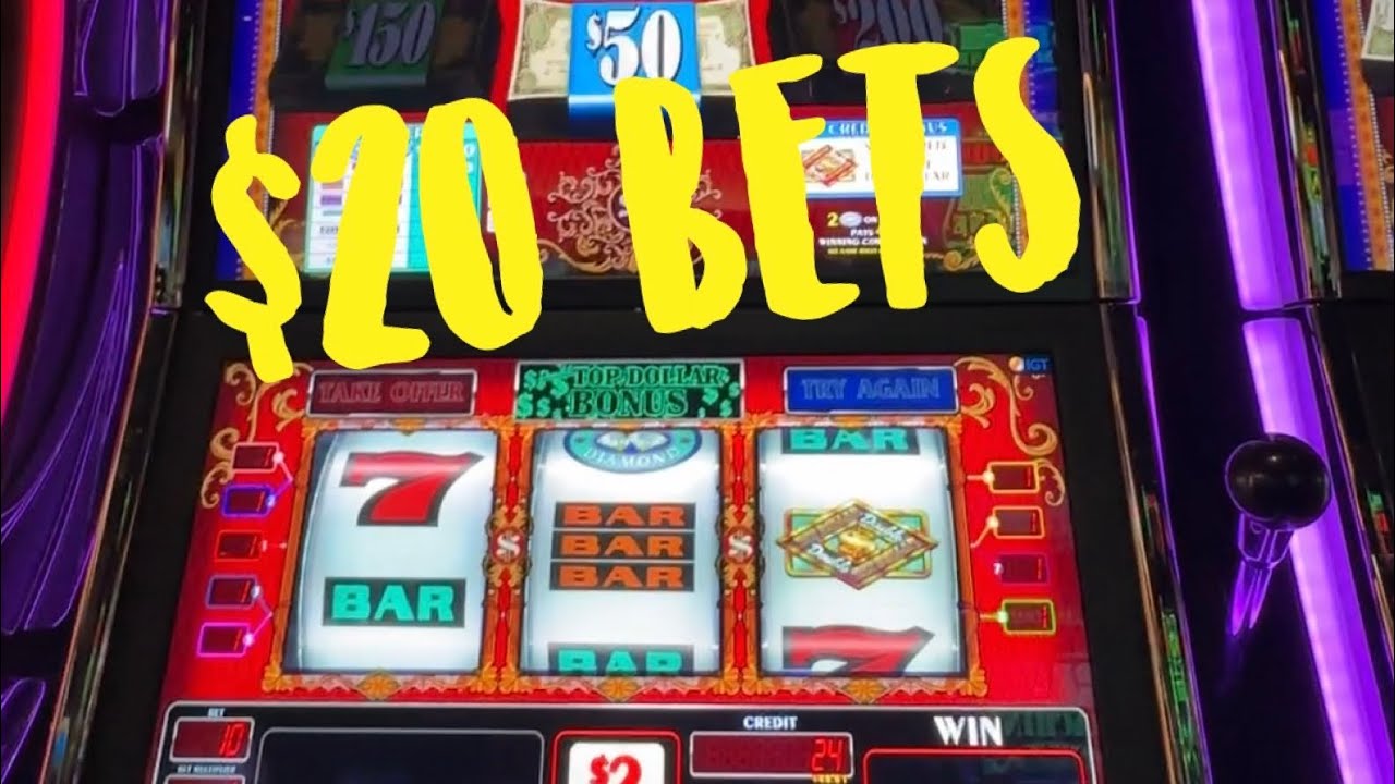 $20 BETS! #topdollar #slotmachine #slots - YouTube