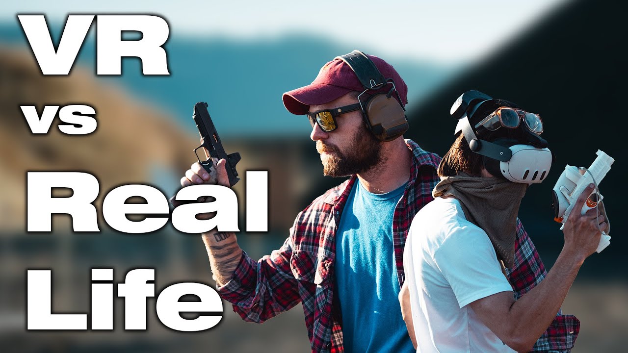 Can a video game teach you how to shoot | VR vs Reality - YouTube