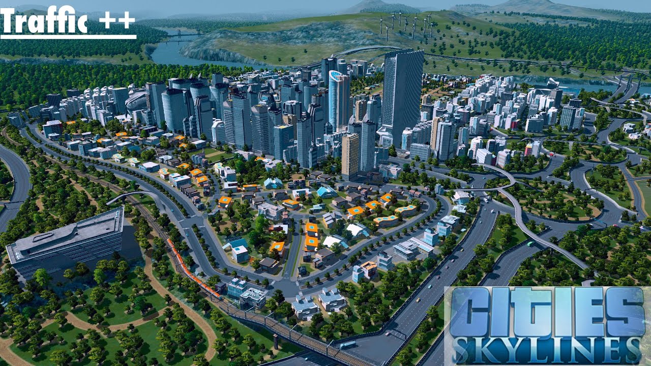 Mod Showcase - Traffic ++ mod for Cities: Skylines - Helping make ...