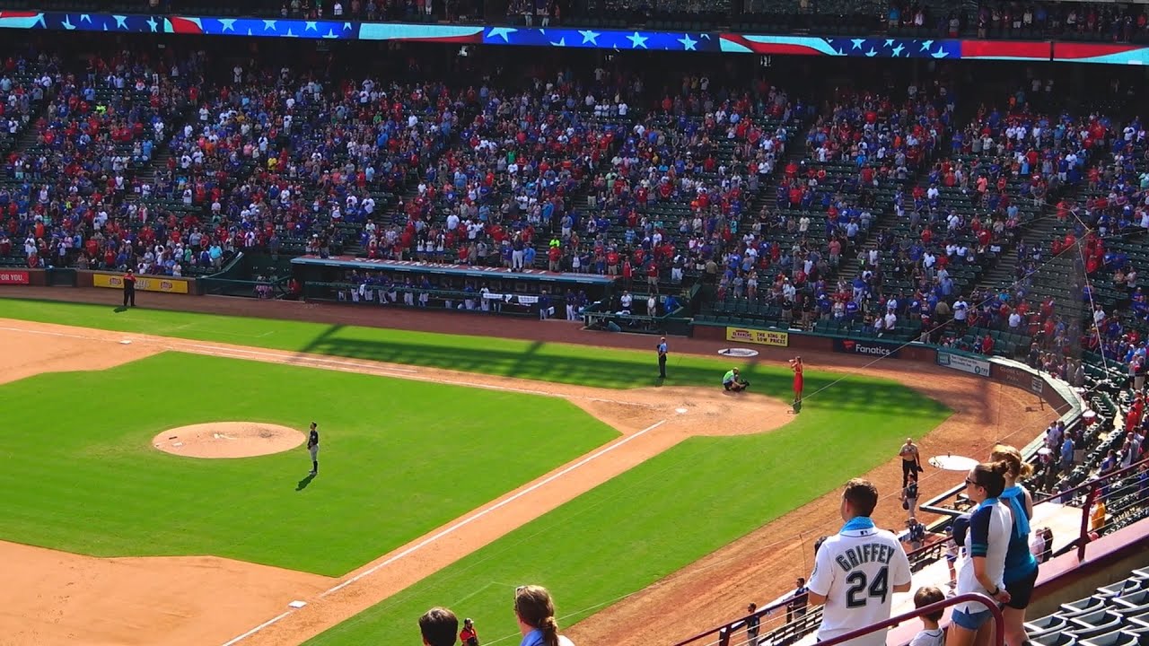 Rangers/Mariners 9/1/19: 7th Inning Stretch - YouTube