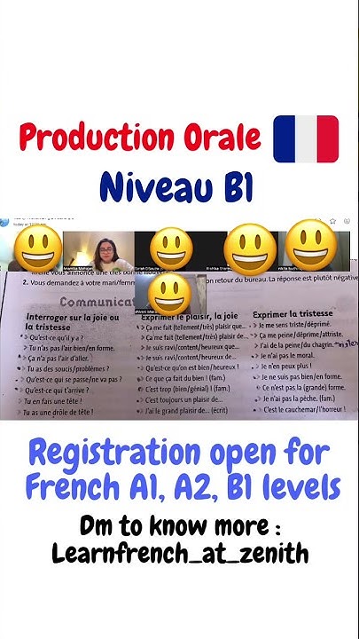 Delf B1 production Orale 🇫🇷 #delf #frenchlessons #frenchlanguage # ...