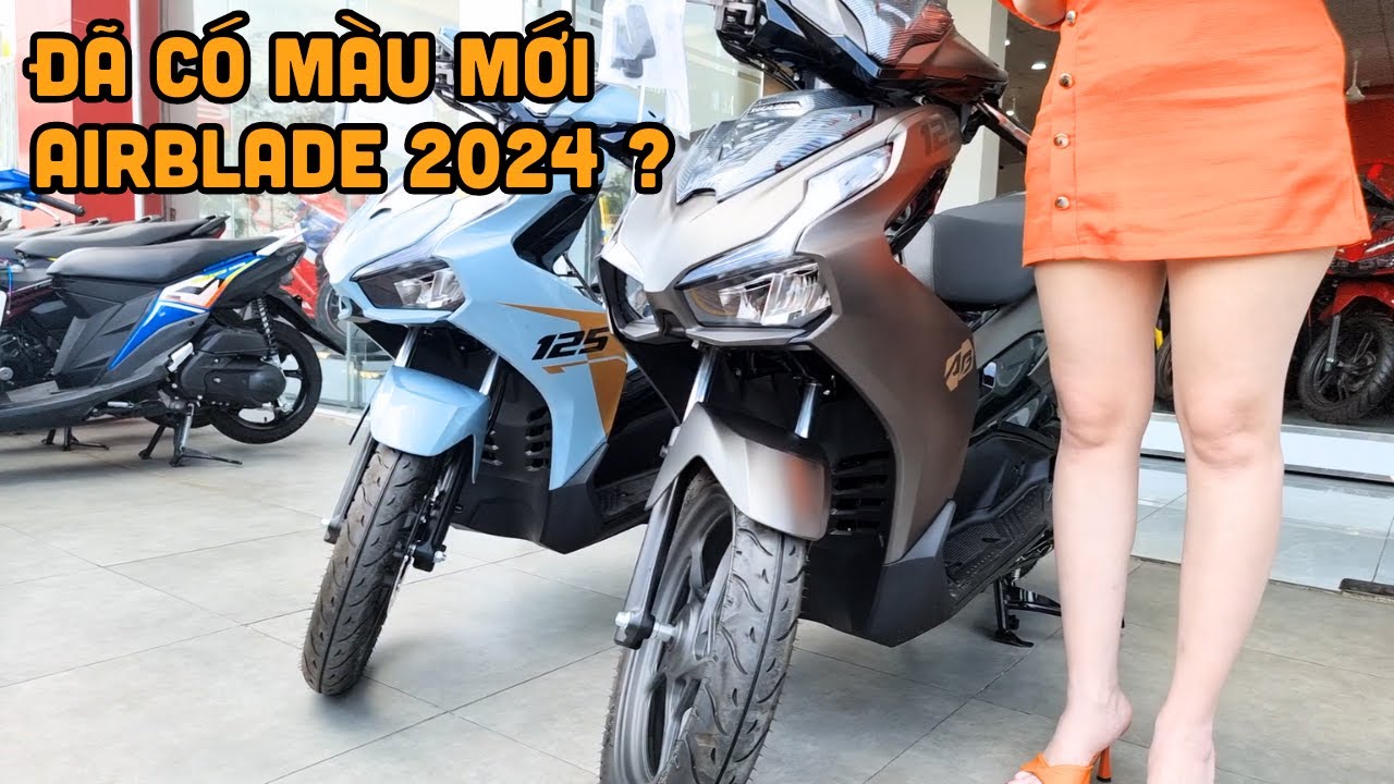 Honda AirBlade 125 ESP+ Màu mới 2024 ? Giá xe 247 - YouTube