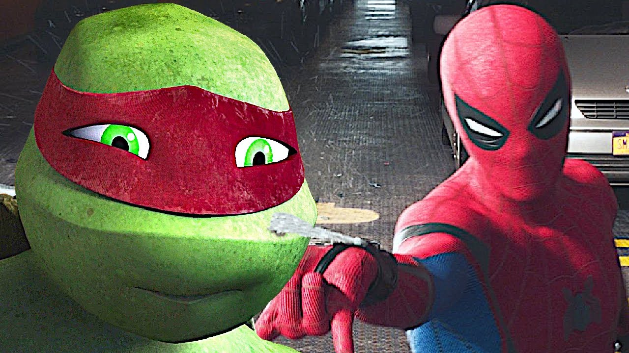 Raphael and Spiderman Dance off - TMNT Legends - YouTube