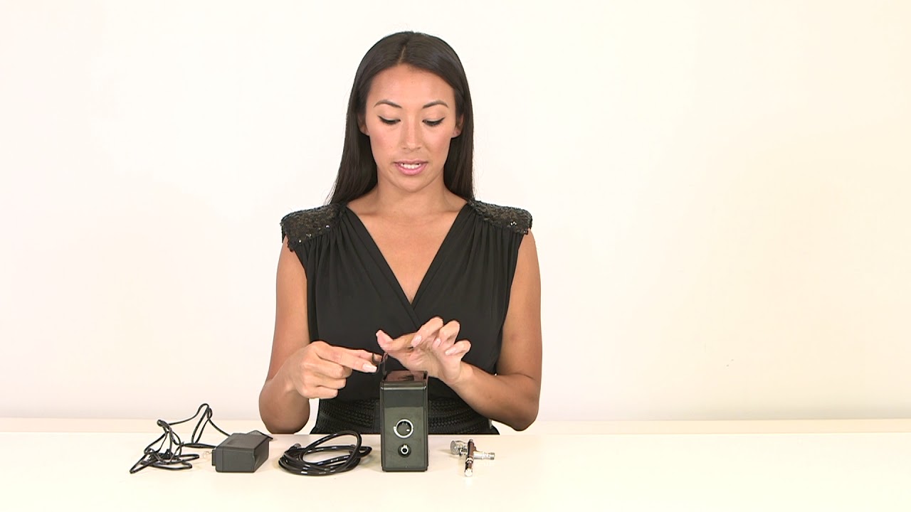 How To Use Pro Plus Airbrush Machine Compressor | TEMPTU PRO - YouTube