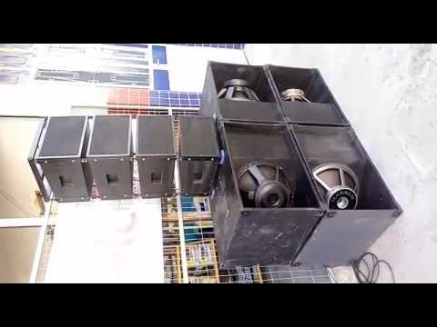 Line array 8 polegadas - YouTube